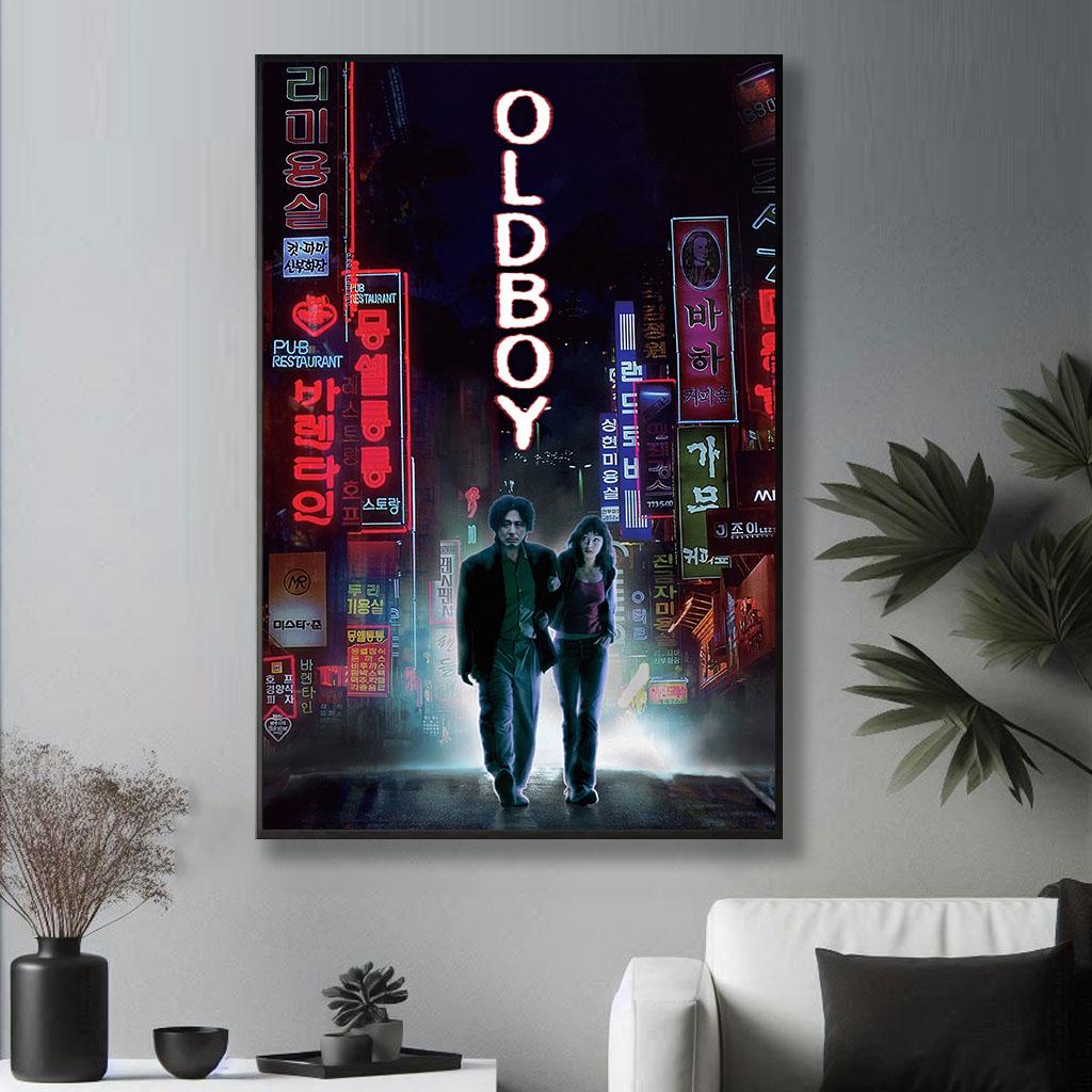 Oldboy Movie Poster Retro Art Prints Wall Art Collections Classic Movie ...