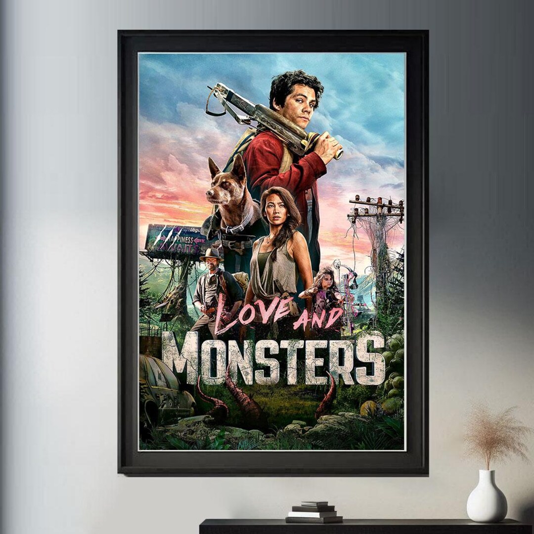 Love and Monsters Movie Poster Retro Art Prints Wall Art Collections ...