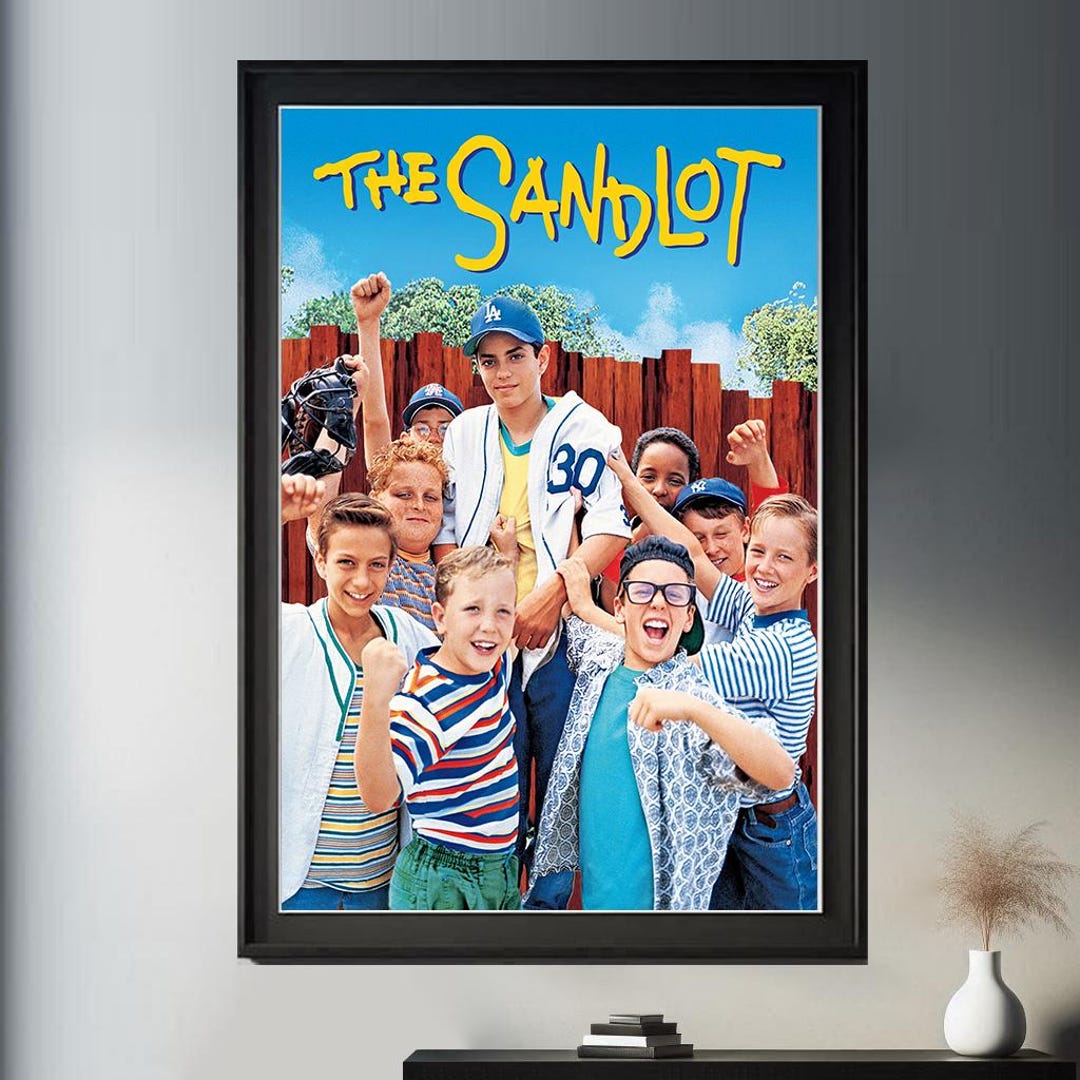 The Sandlot Movie Poster Retro Art Prints Wall Art Collections Classic ...