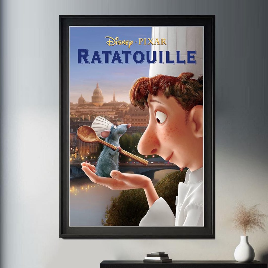 Ratatouille Movie Poster Retro Art Prints Wall Art Collections Classic ...