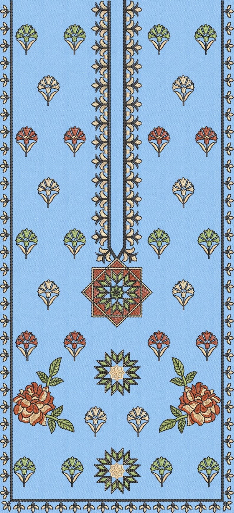Beautiful Embroidery Neck Designs 10 Designs - Etsy