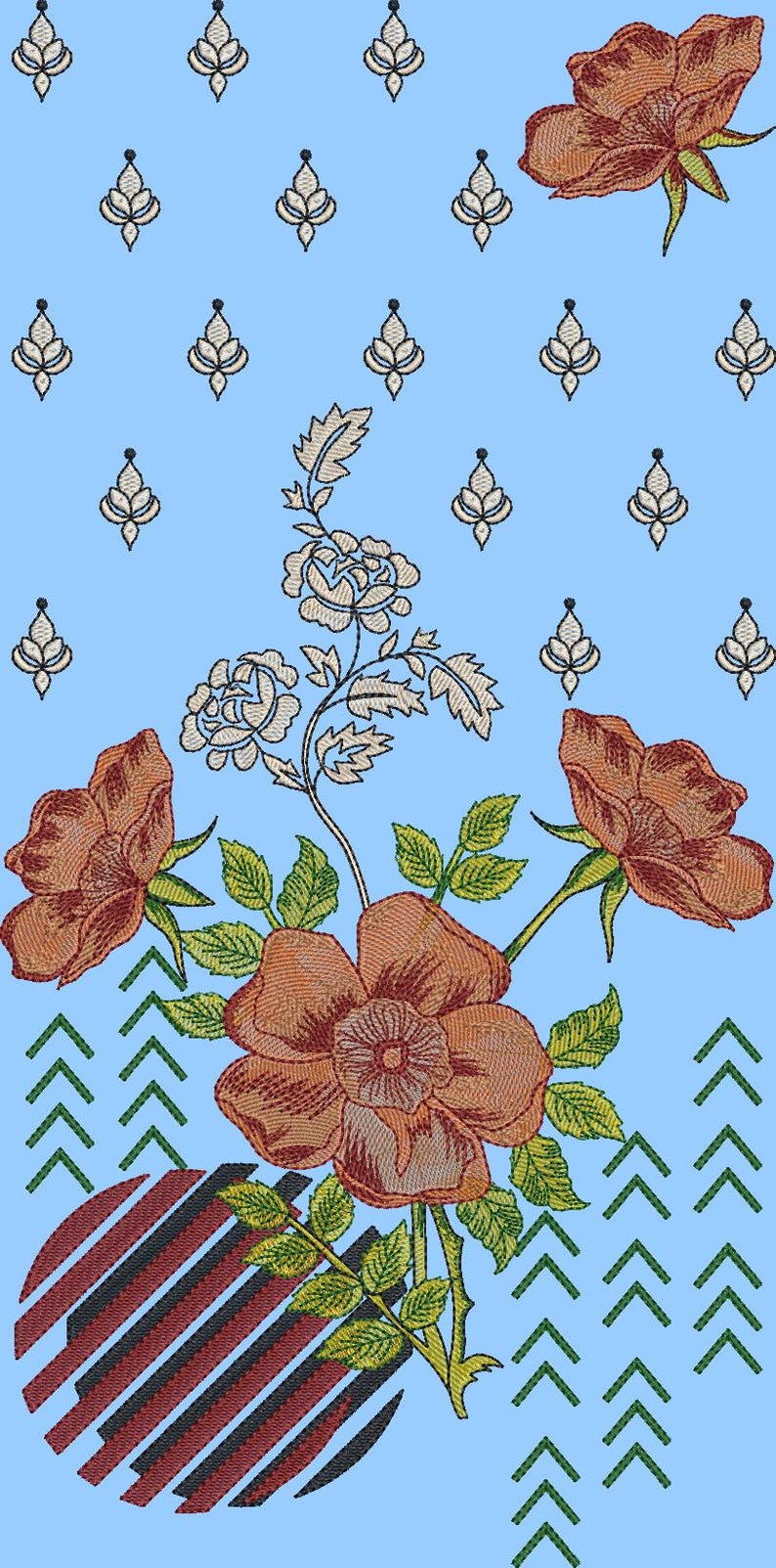 Embroidery Neck Design 10 Designs - Etsy