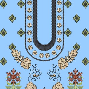 Beautiful Embroidery Neck Designs 10 Designs - Etsy