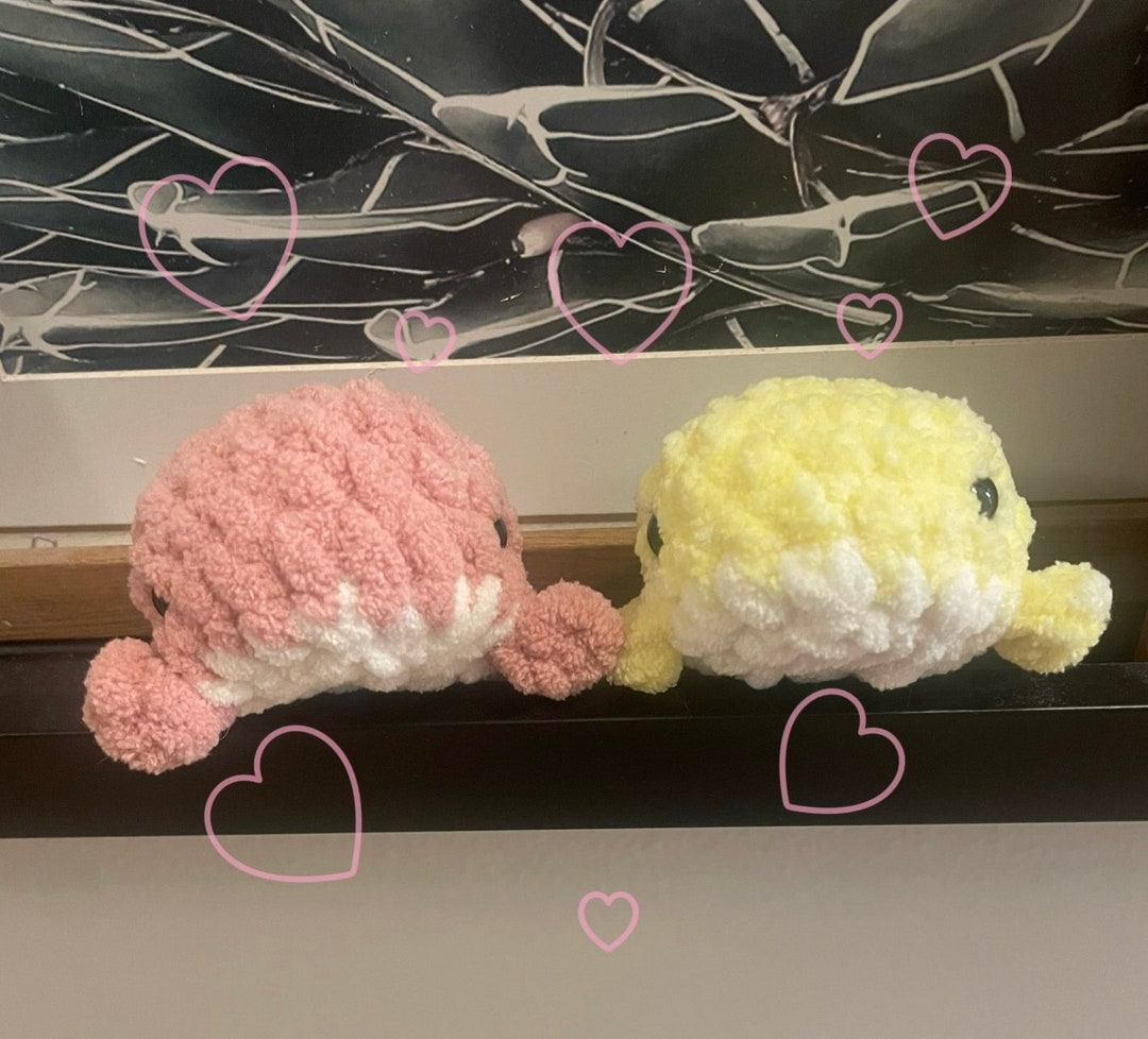 Whale Amigurumi Small Cute Stuffie Toy - Etsy
