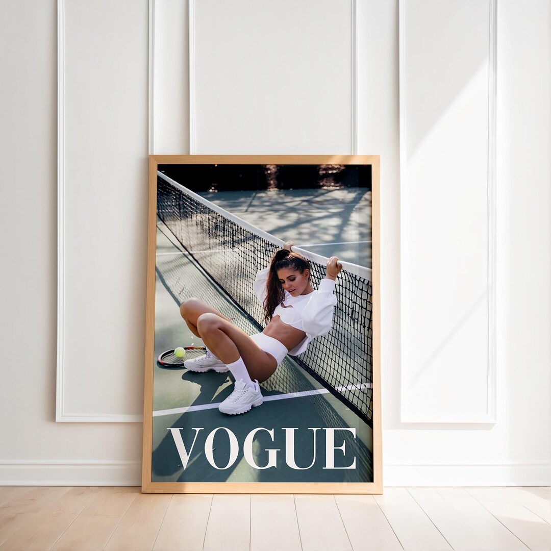 Vogue Poster, Vintage Fashion Magazine Poster, Retro Fashion Canvas ...