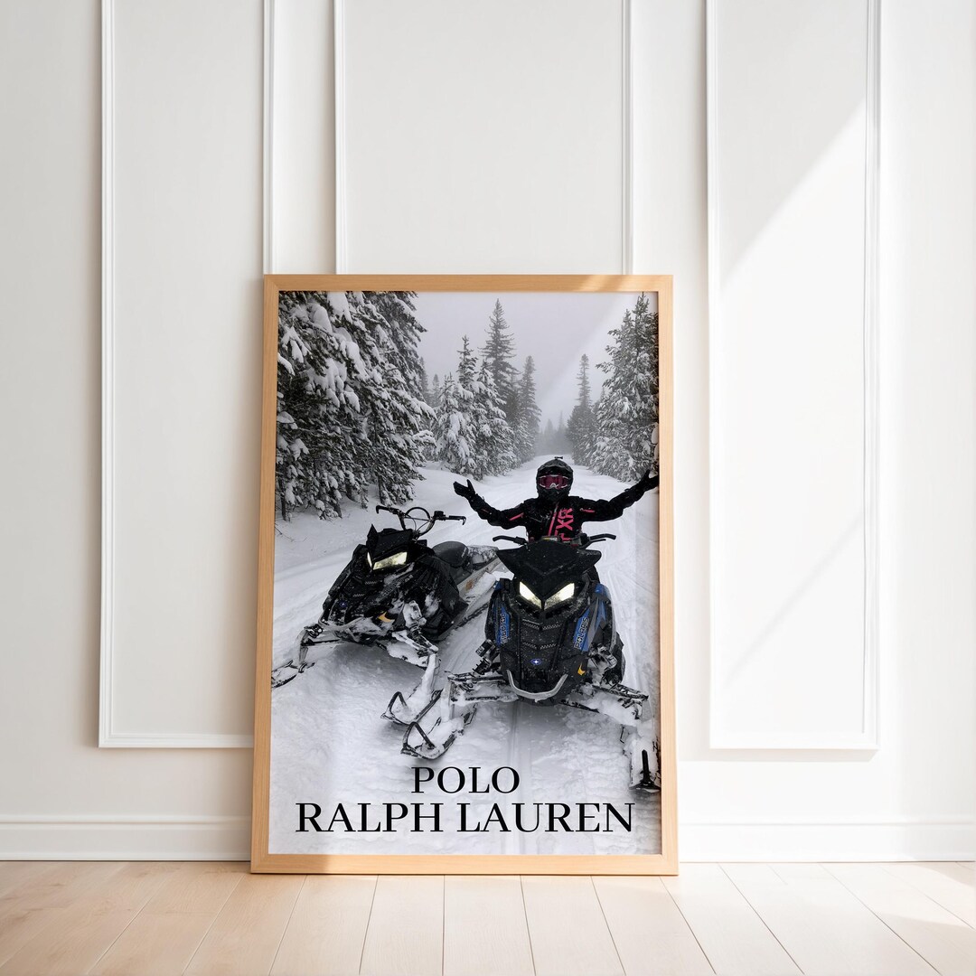 Ralph Lauren Poster, Vintage Fashion Magazine Poster, Retro Fashion ...