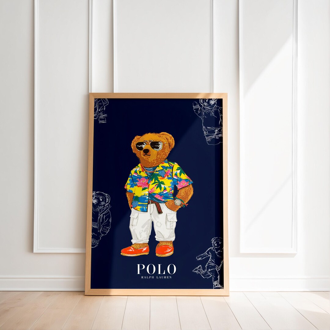 Ralph Lauren Poster, Vintage Fashion Magazine Poster, Retro Fashion ...