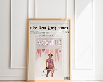 RETRO MAGAZINE Poster Printable, Aesthetic Poster, Magazine Poster ...