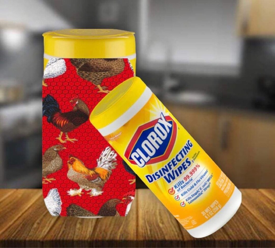 Chicken Clorox Lysol Wipes - Disinfecting Wipes Cover - Clorox Holder ...