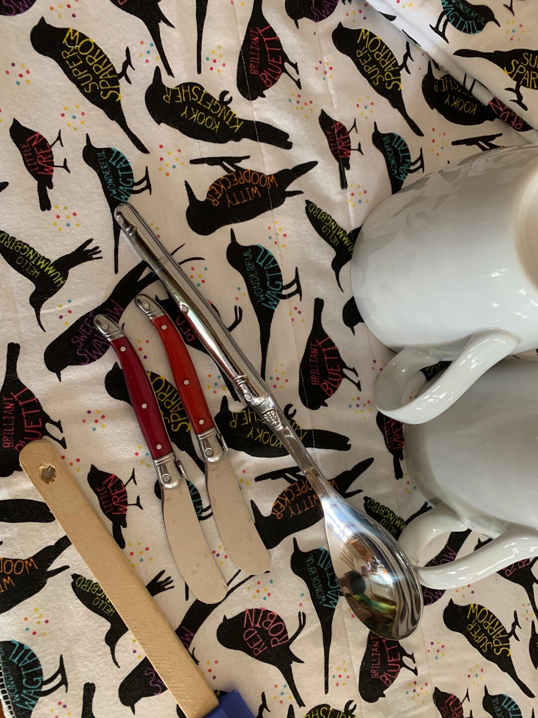 Kitchen Dish Towels Black Crows Dish Kitchen Towel Hpusewarmimg Gift ...