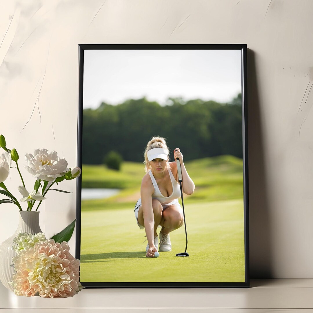 Paige Spiranac Golf Movie Poster Rome Decor Movie Gift Wall Art Canvas ...