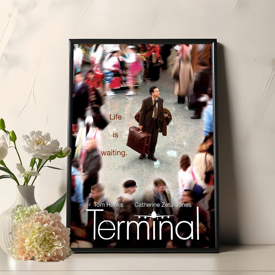 The Terminal Movie Poster Rome Decor Movie Gift Wall Art Canvas Premium ...