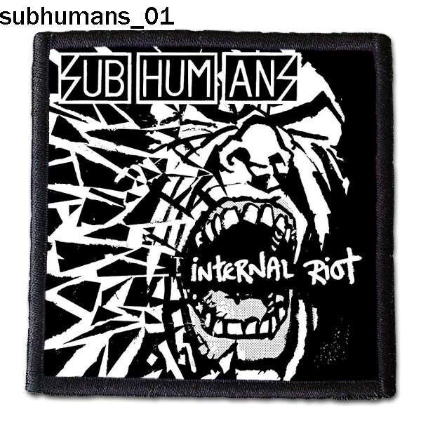 Subhumans 01 Sublimated Patch Badge Applique Iron On - Etsy