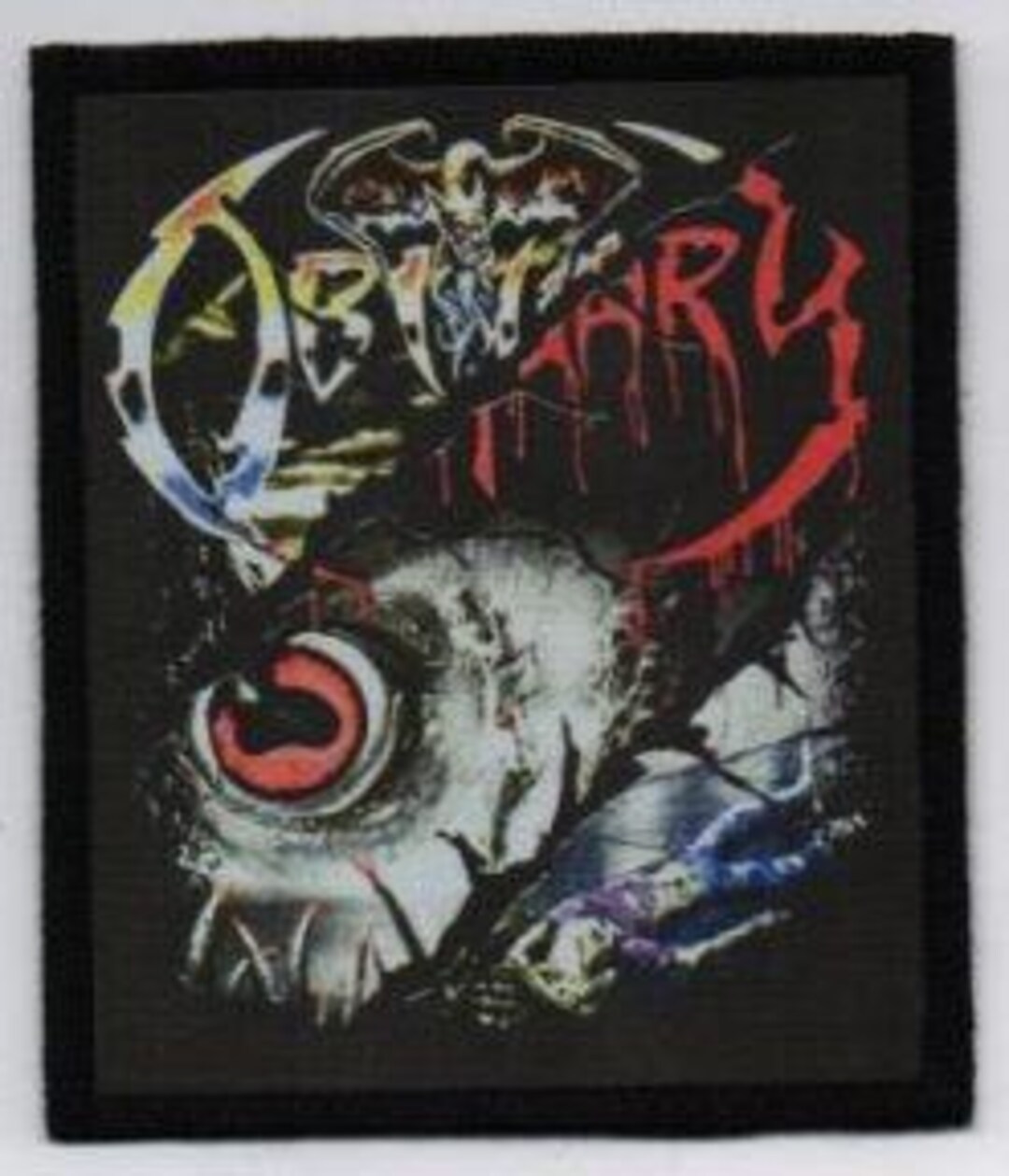 Obituary Logo2 1 247X16 Sublimated Patch Badge Applique Iron On - Etsy
