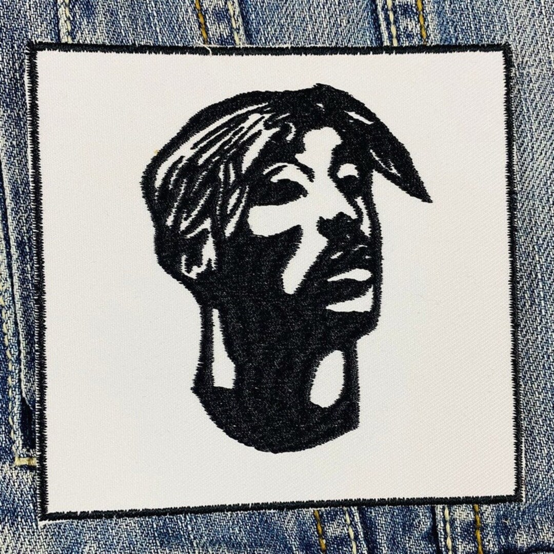 Tupac 2pac Embroidered Patch Badge Applique Iron On - Etsy