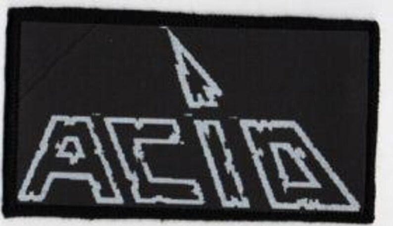 Acid Logo Sublimated Patch Badge Applique Iron On - Etsy