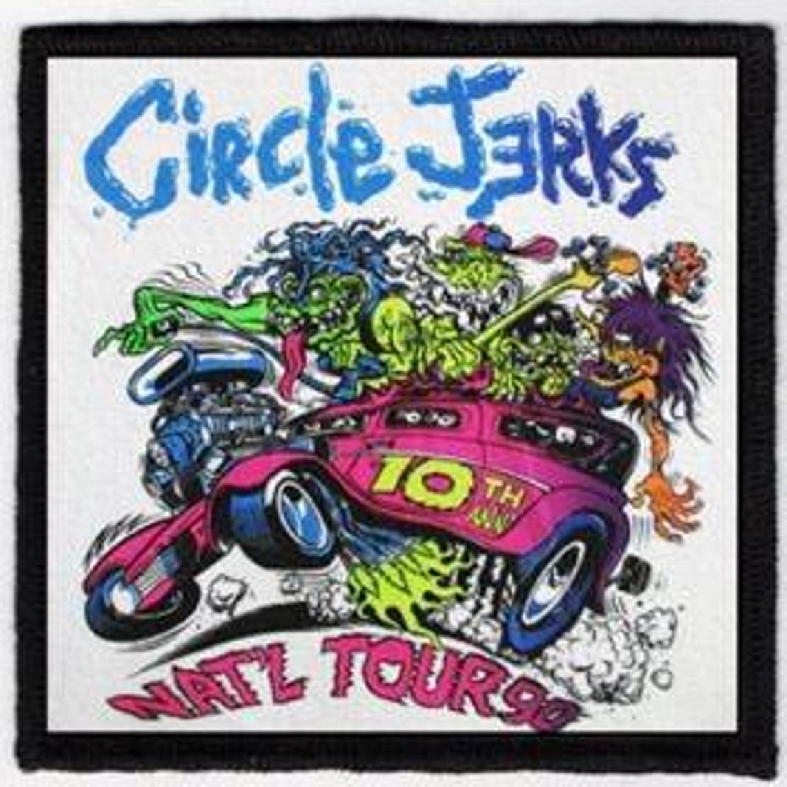 Circle Jerks Gs Sublimated Patch Badge Applique Iron On - Etsy