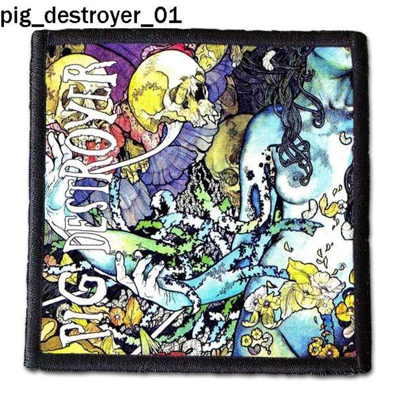 Pig Destroyer 02 Sublimated Patch Badge Applique Iron On - Etsy