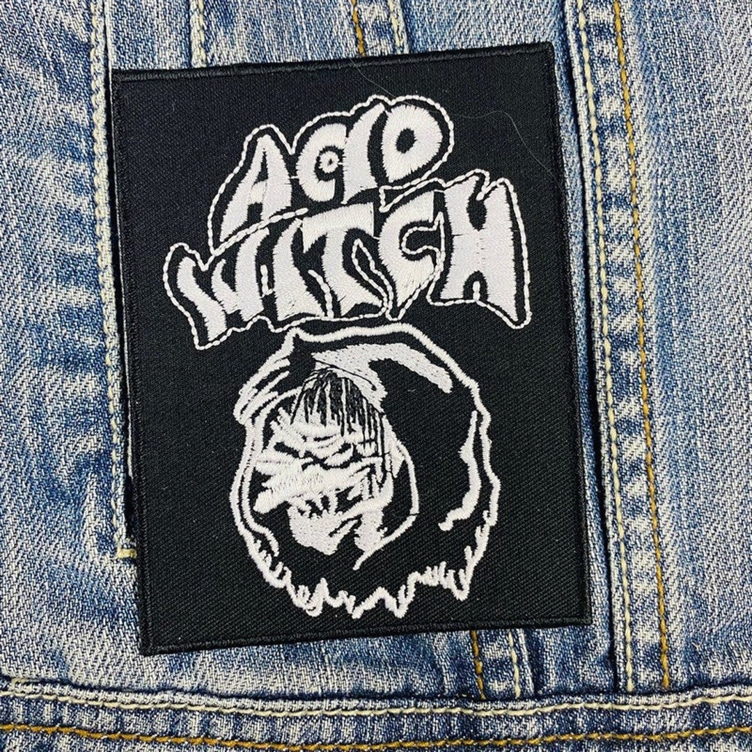Acid Witch Embroidered Patch Badge Applique Iron On - Etsy