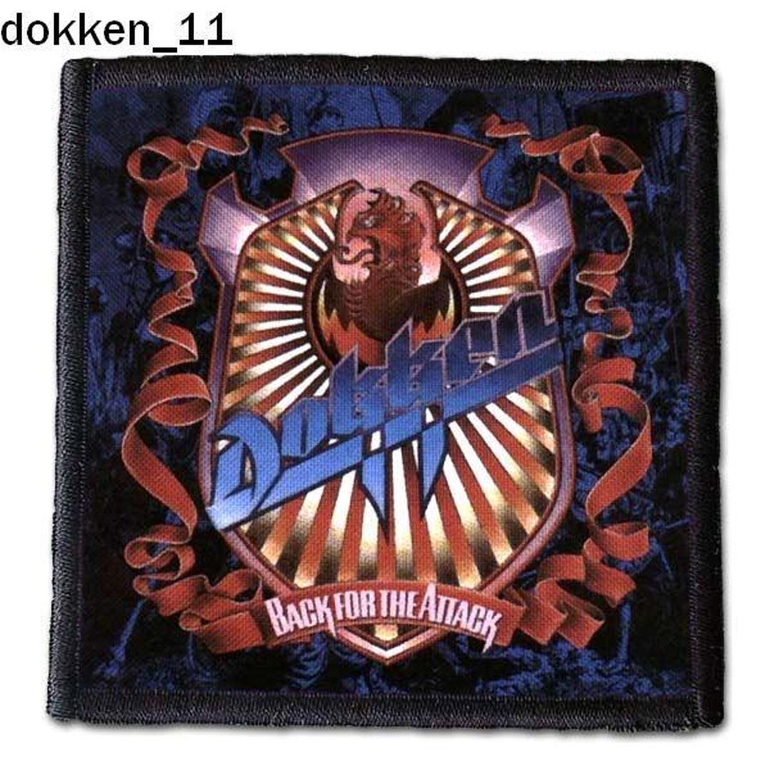 Dokken Logo 153348 1 510X32 Sublimated Patch Badge Applique Iron On - Etsy