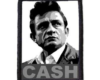 Johnny Cash Embroidered Patch Badge Applique Iron On - Etsy