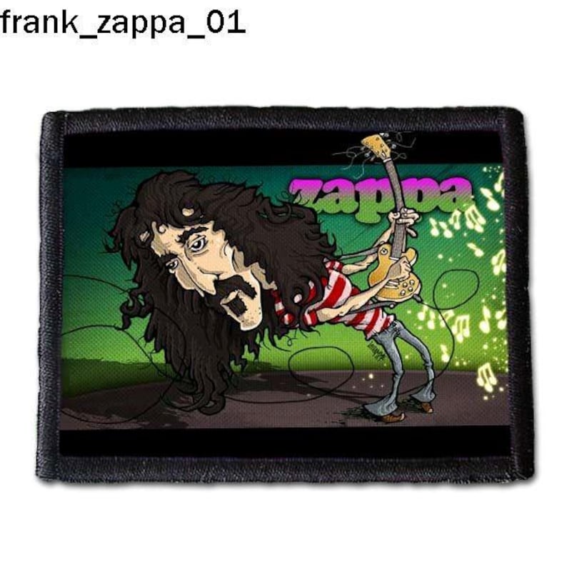 Frank Zappa 01 Sublimated Patch Badge Applique Iron On - Etsy