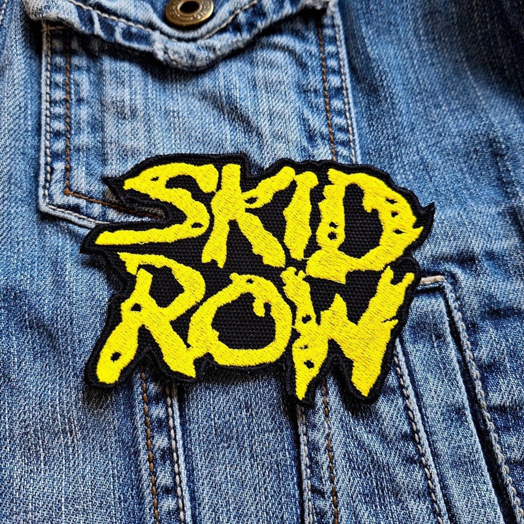 Skid Row Gold Hard Rock Hair Metal Band 383006 Embroidered Patch Badge ...