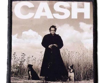 Johnny Cash Embroidered Patch Badge Applique Iron On - Etsy