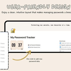 Ultimate Password Management Tracker for Notion - Digital Organization Tool Password Notion ...