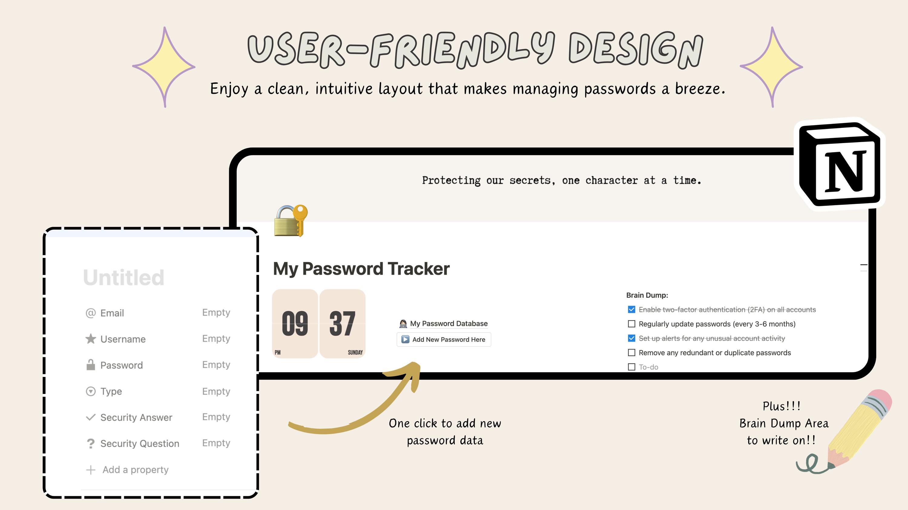 Ultimate Password Management Tracker for Notion - Digital Organization Tool Password Notion ...