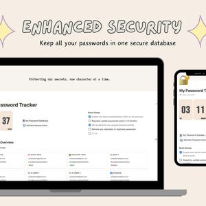 Ultimate Password Management Tracker for Notion - Digital Organization Tool Password Notion ...