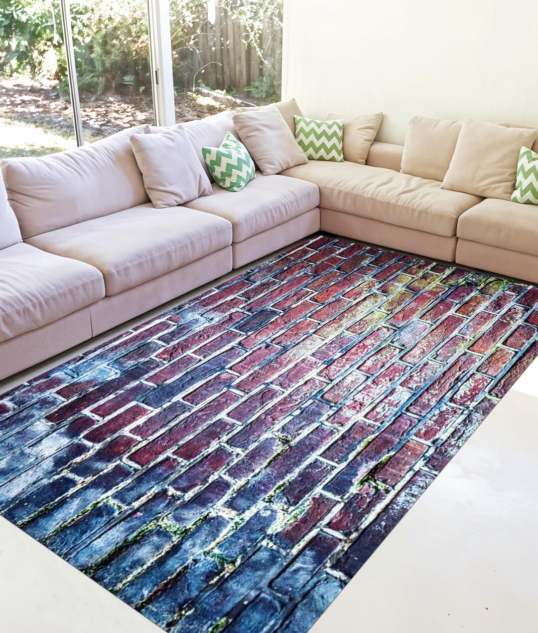 Brick Rug,wall Patterned Rug,stone Pattern Rug,floor Rug,best Model ...