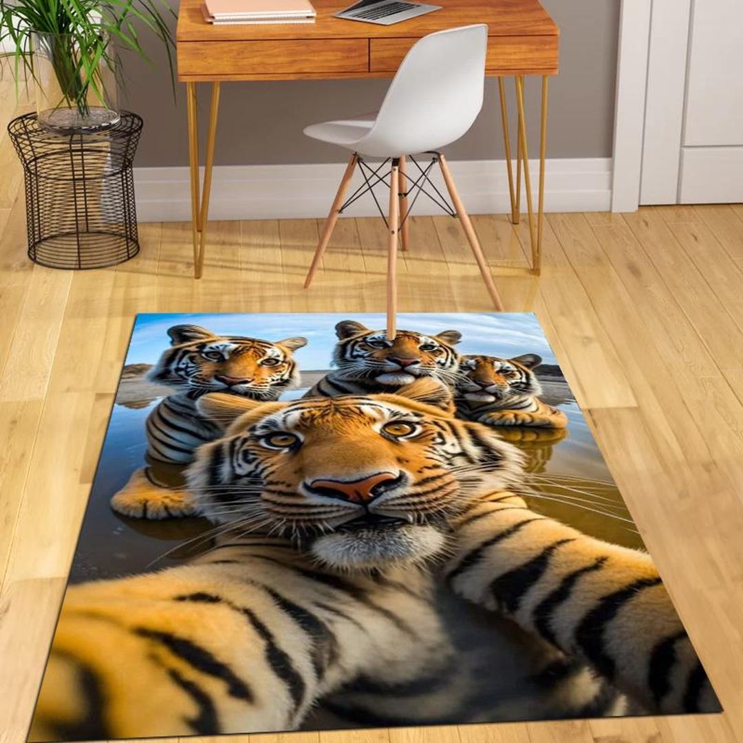 Animal Rug,tiger Rug,tiger Pattern Rugi,sweet Tiger ,cool Rug,creative ...