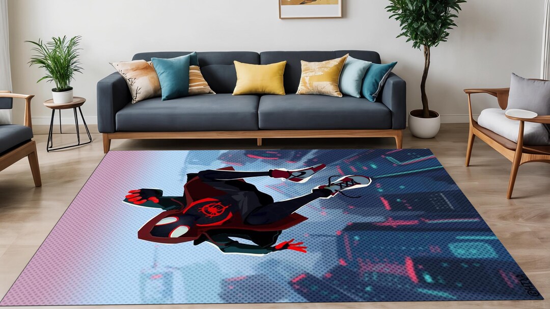 Spiderman Rug,spider Man Pattern Rug,amazing Rug,superhero,cover ...