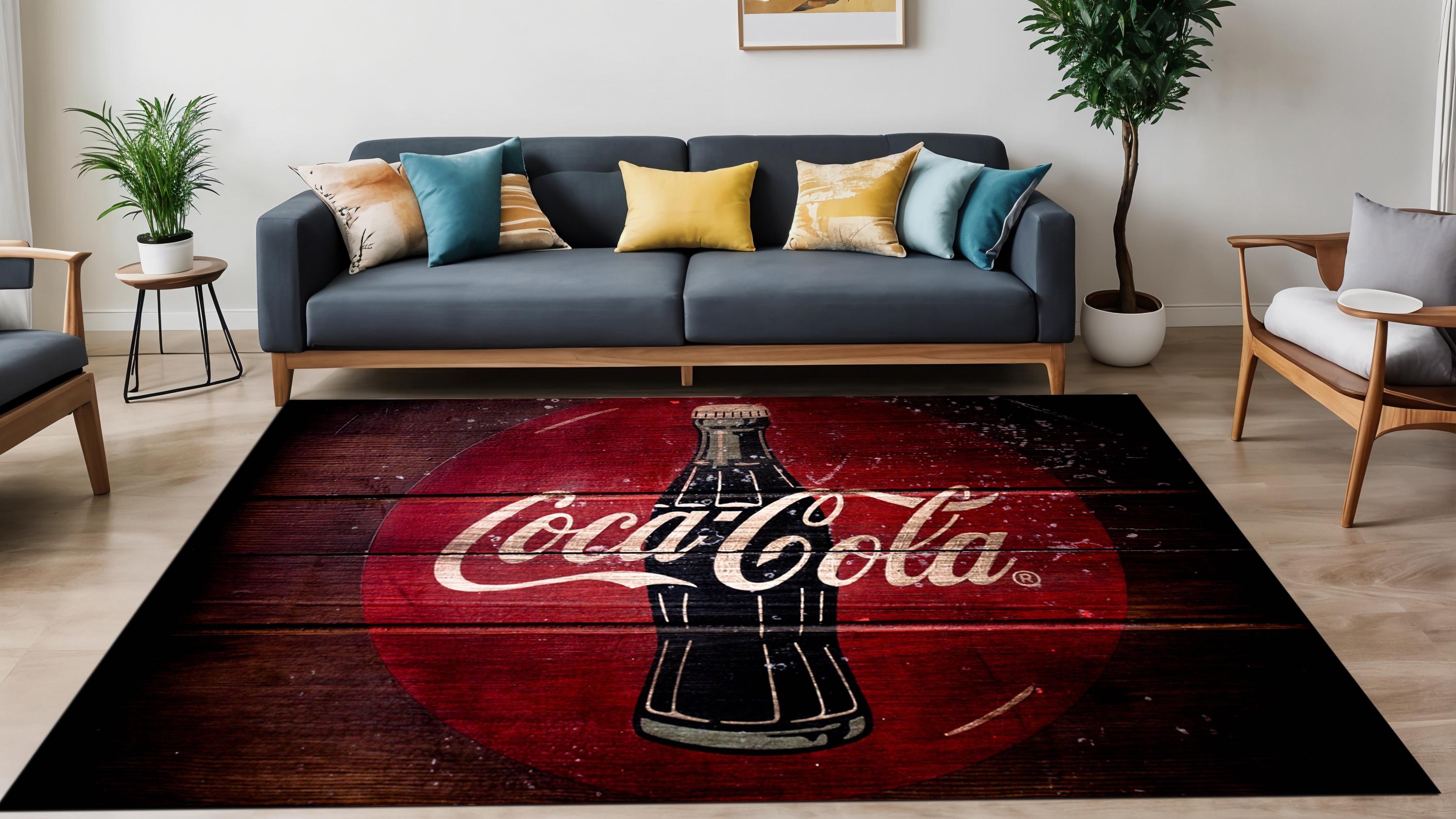 Coca Cola Rug,coke Rug,cocacola Rug,drink Rug,cola Rug,red Rug,creative ...