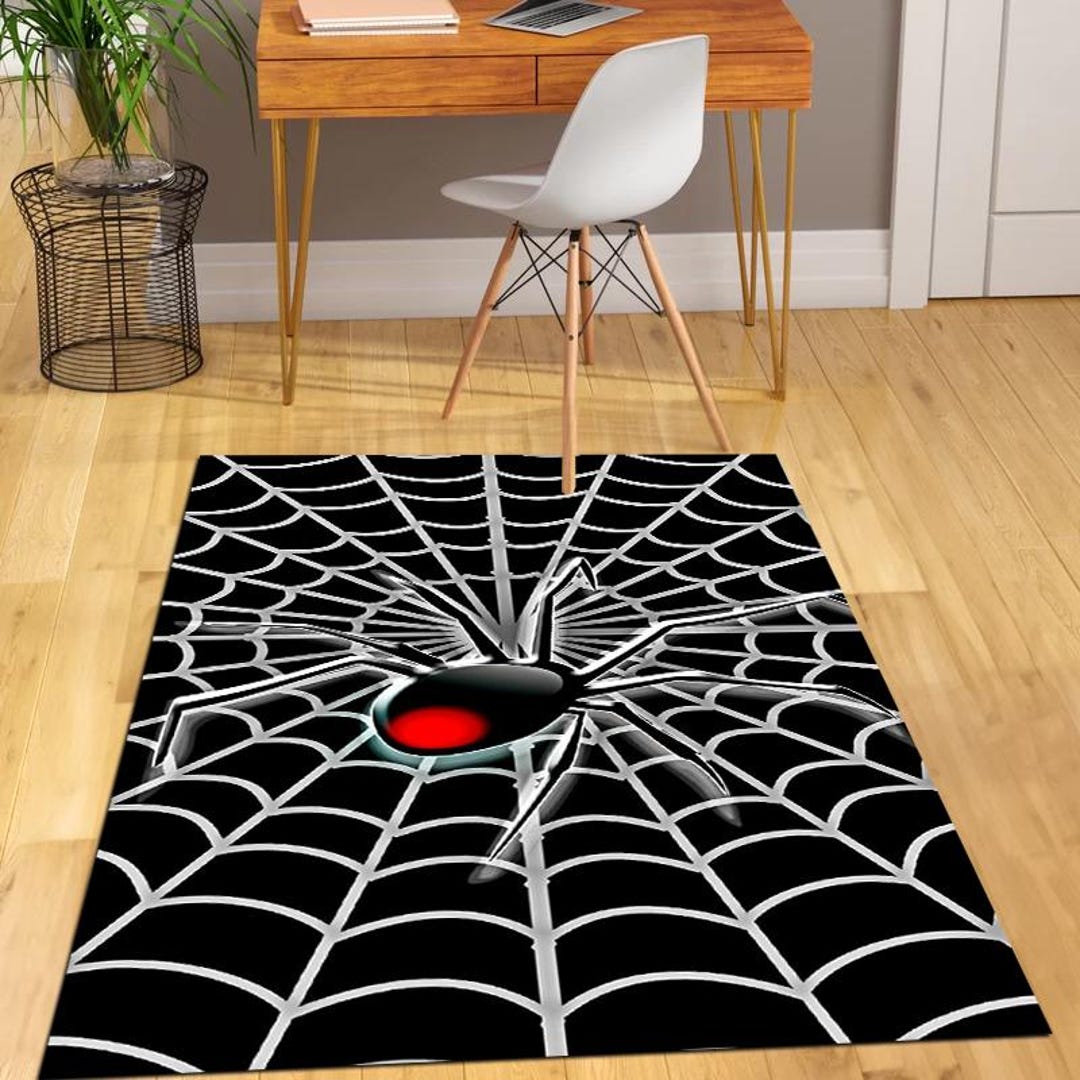 Spiderman Web Rug,spider Man Pattern Rug,comic Rug,amazing Rug ...