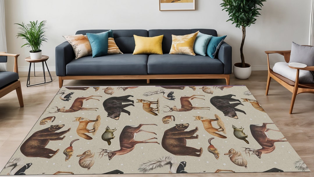 Bear Pattern Rug,animal Rug,zoo Pattern Rug,,summer Rug,popular Rugs ...