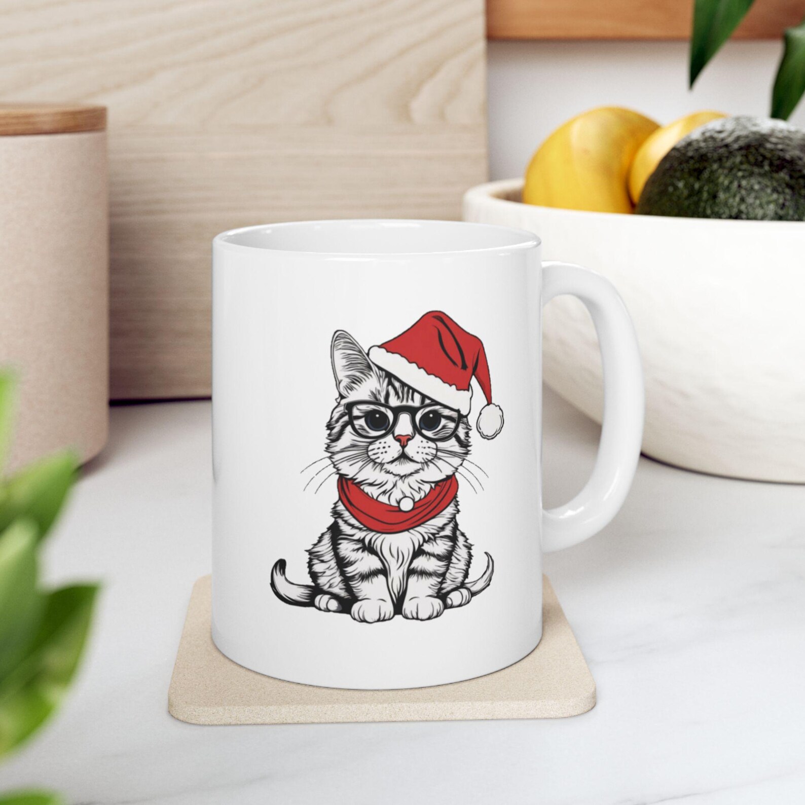 CHRISTMAS CAT Svg, Christmas Cat Svg, CHRISTMAS Kitty Clipart ...