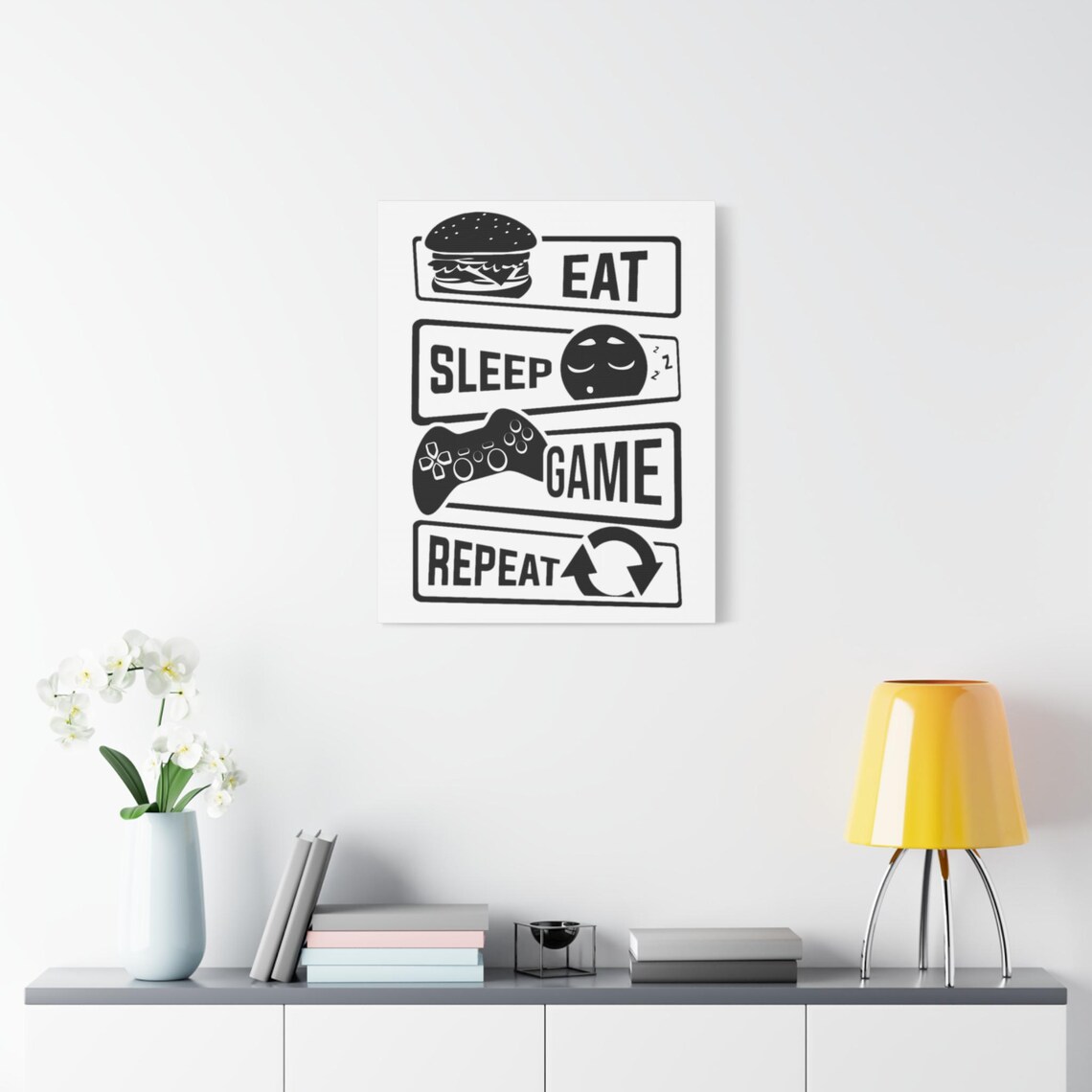 Eat Sleep Game Repeat Svg, Gift for Boyfriend, for Gamers by Gamers ...