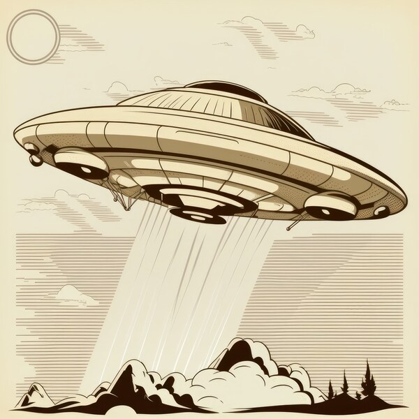 Flying Saucer - Etsy