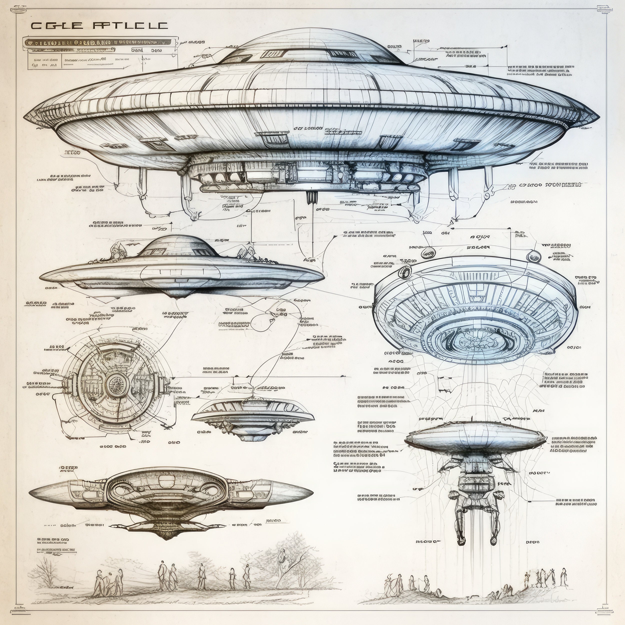 Flying Saucer Artwork