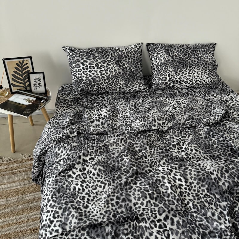 Cotton Leopard Print Sheets - Etsy