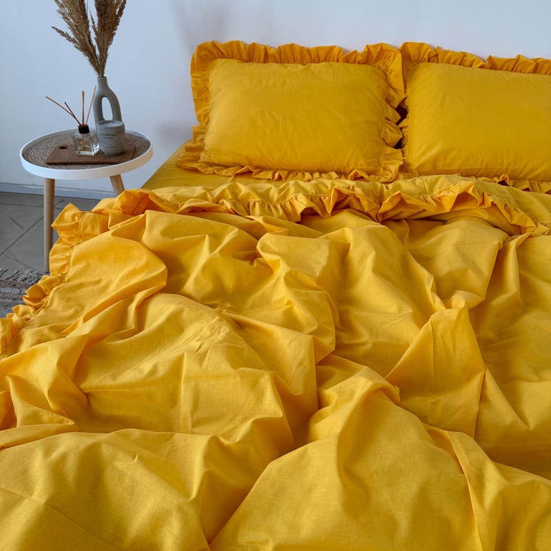 Mustard Bedding - Etsy