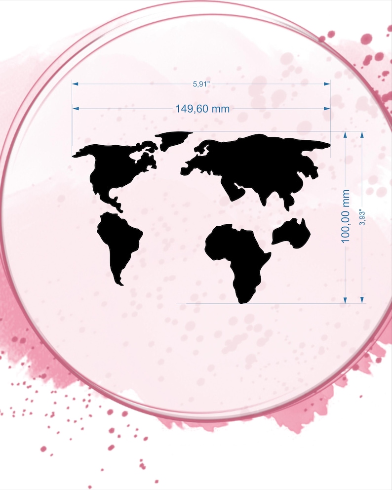 MINIOWELOVE | Cake Decor WORLD MAP With Airplane | World Map Cake ...