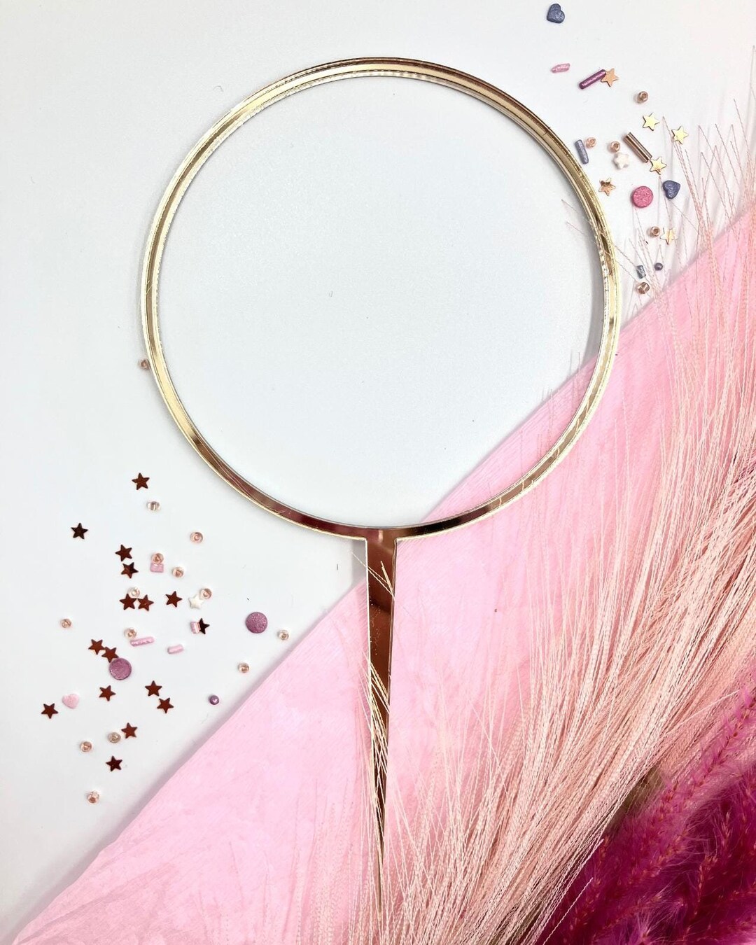 MINIOWELOVE | Cake Topper Classic Circle | Gold Ring for Cake | Zirkel ...