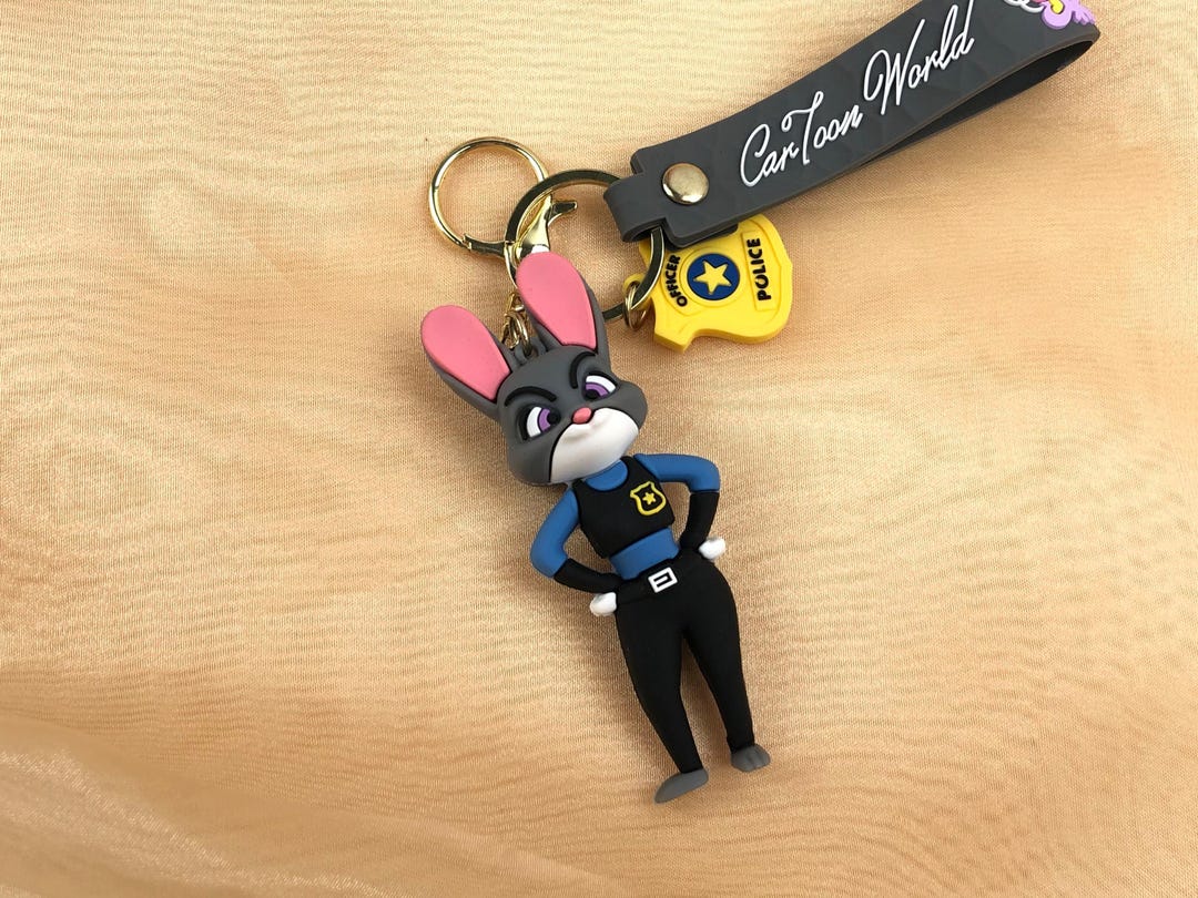 Zootopia Keyrings/keychains judy Hopps Keychain-nick Wilde Keychain - Etsy