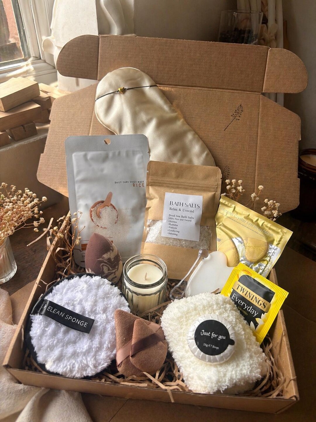 Self-care Gift Box | Relaxation Pamper Set, Spa Essentials - Etsy UK