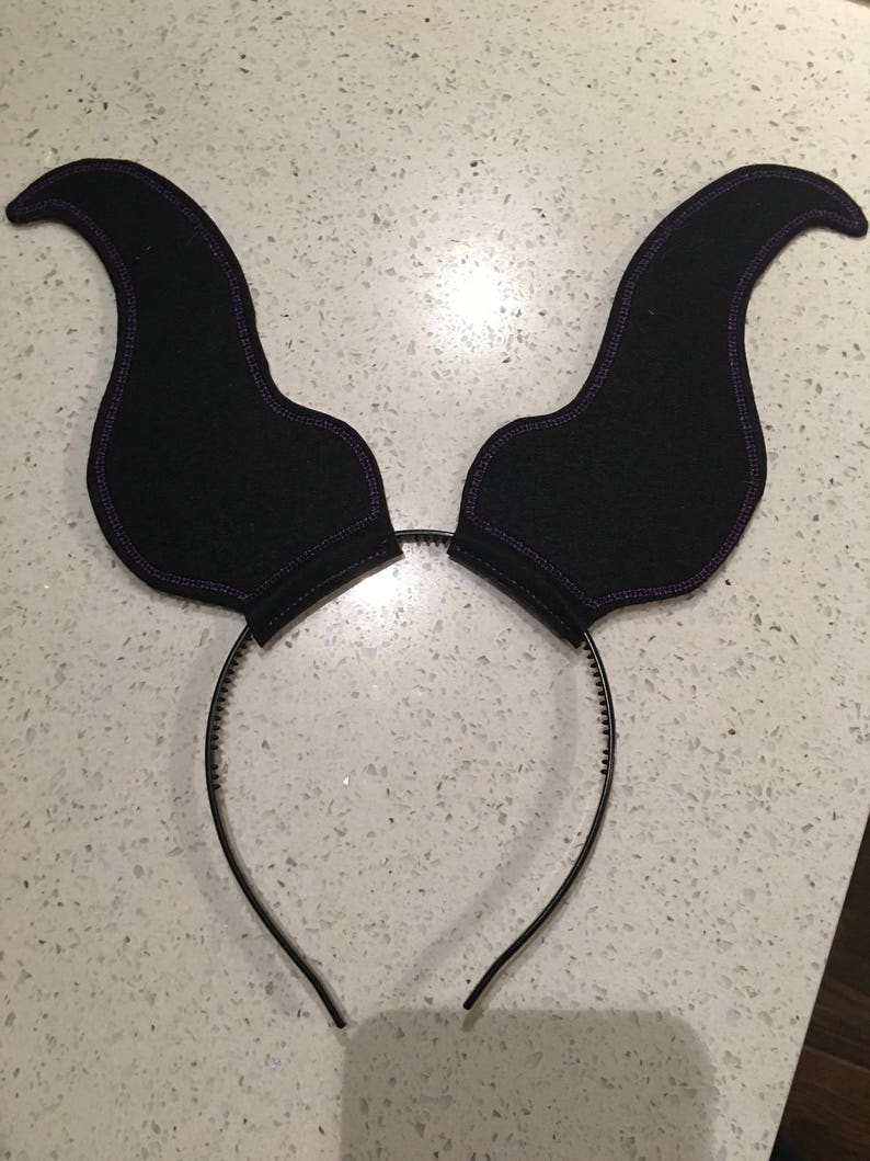 Maleficent Mouse Ears Maleficent Headband Maleficent Horns | Etsy