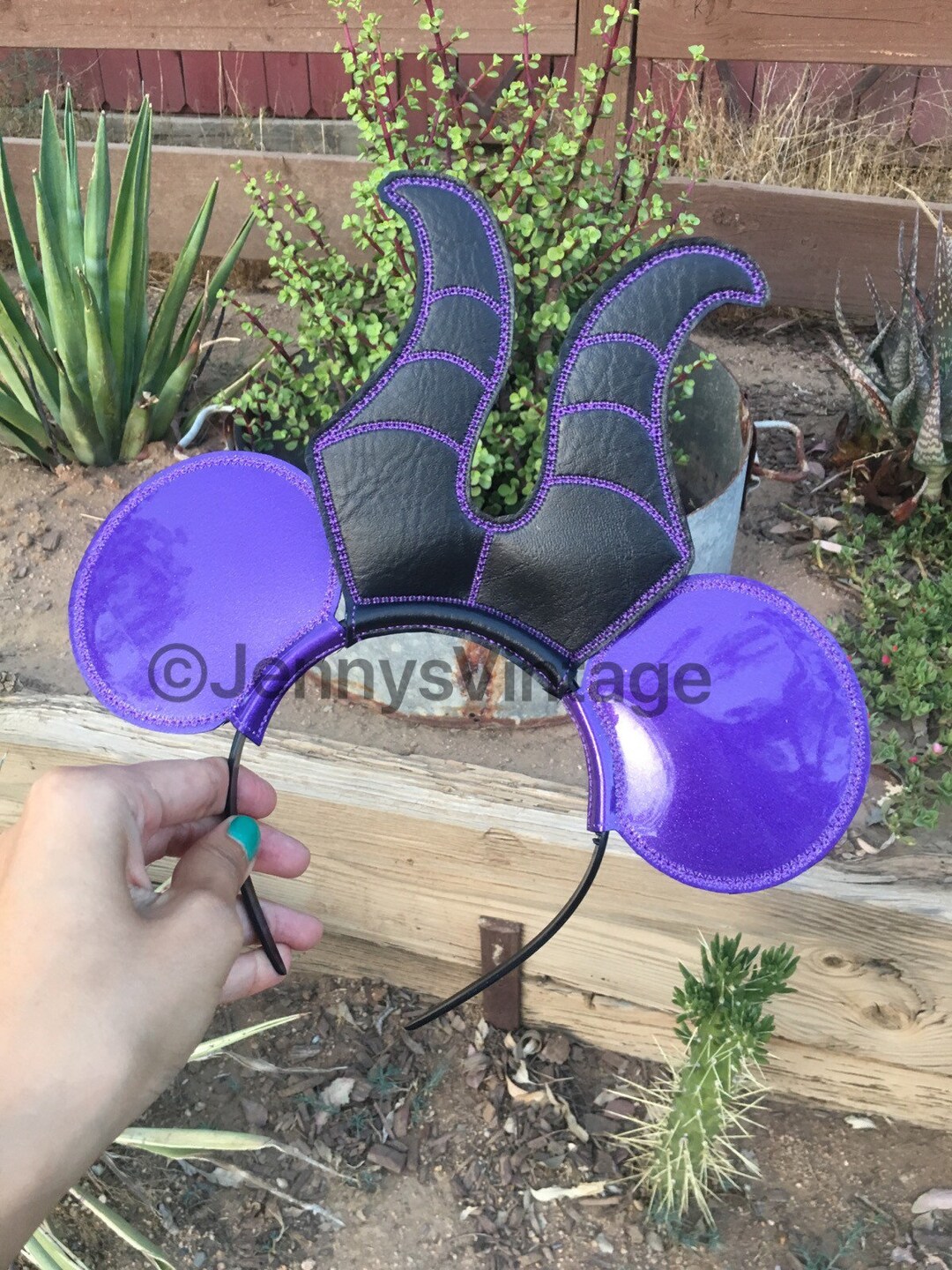 Maleficent Mouse Ears, Disney Inspired Maleficent Minnie Ears, Minnie ...