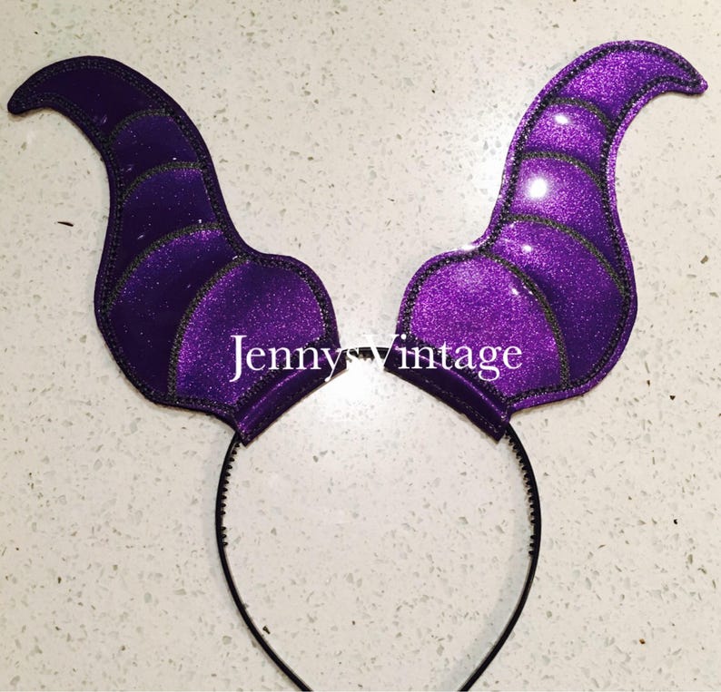 Maleficent Mouse Ears Maleficent Headband Maleficent Horns | Etsy
